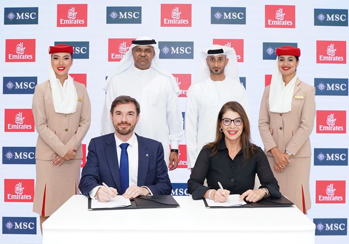 MSC Cruises en Emirates verlengen samenwerking om positie Dubai als ...
